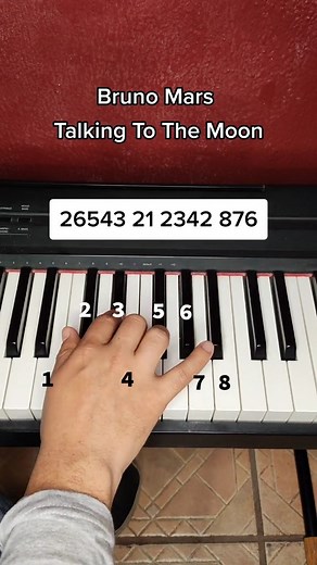 Bruno mars - Talking To The Moon piano tutorial #brunomars #talkingtothemoon #pianotutorial | Ponchopiano