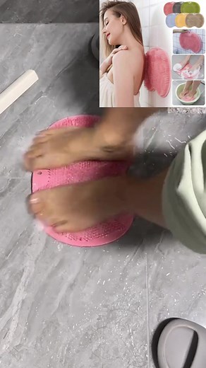 What a great way to rub your back in the shower! Rub quickly and comfortably! No more backrub # backrub # bath pad