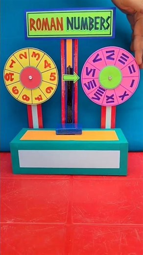 Roman Numbers//Roman Numerals//Math Project//Math TLM//Math working model//Math 3d Model//Easy TLM.