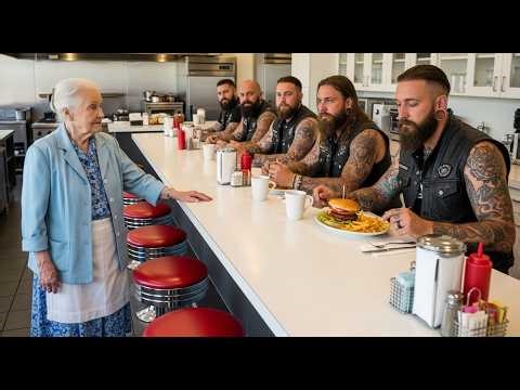 Old Woman Says to Hells Angels:“My Daughter Has the Same Tattoo”What Happened Next Made Everyone Cry