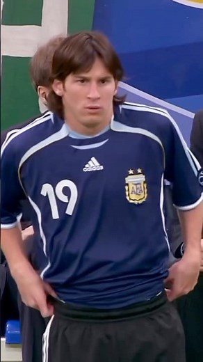 Messi’s First World Cup at 18 🇦🇷🐐#Messi #LionelMessi #Argentina #WorldCup #GOAT #Shorts #FYP #sub