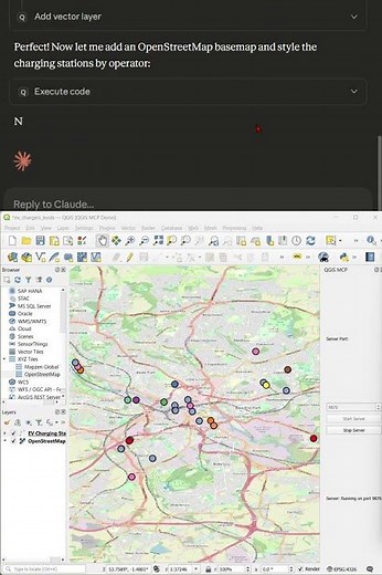 Automatic mapping with OSM MCP | burdGIS #mcp #qgis #map