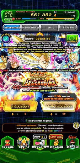 Dragon Ball Z Dokkan Battle - Multi invocation Vegeta SSJ3 (Daima) #dokkanbattle #dokkan #scam