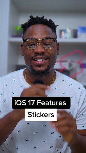 How to use your pics as stickers without third party apps #Ios17 #IPhone15 #IPhone15pro #15promax | Cyril Okoi