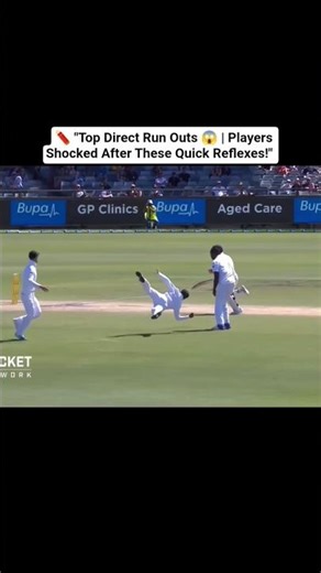 Unbelievable Run Outs Moments"🔥☠️