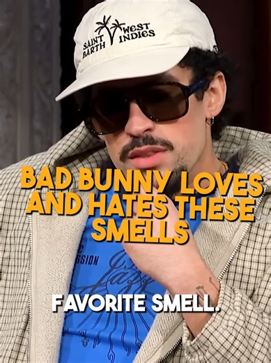 Bad Bunny's favorite smells #storytime #badbunny #favourite #smells
