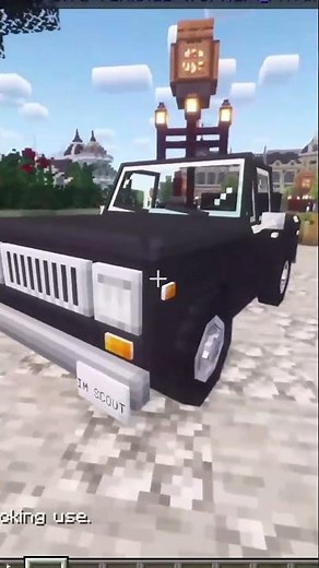 HOW TO USE THE KEY TO LOCK VEHICLES IN MINECRAFT