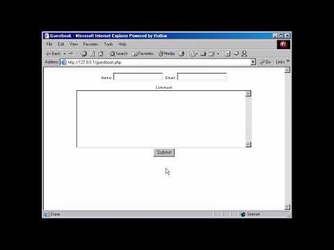 Writing a Guest Book – PHP & MySQL Tutorial (Part 17)