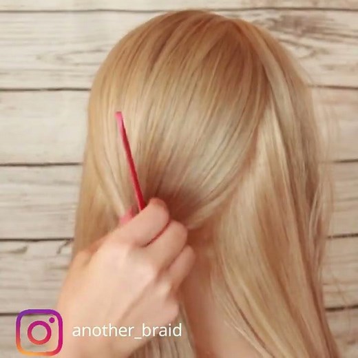 Fake Fishtail Braid Hair Hack | No Braiding Skills Required #shorts