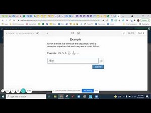 Writing a recursive equation
