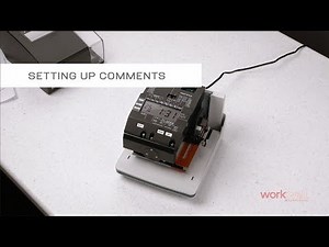 uPunch CR1000 - Setting Up Comments