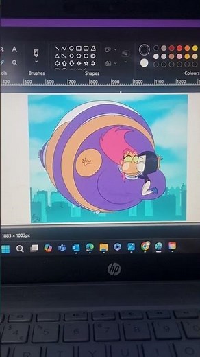 Starfire puffkiss inflation from Teen Titans Go!