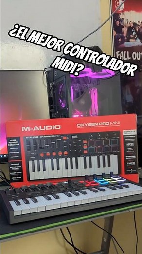 Controlador MIDI M Audio Oxygen pro mini