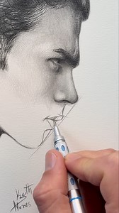 2.2M views · 17K reactions | How to draw a young man profile tutorial ✍️ #drawingtutorial #howtodrawaface #drawing #desenho #dibujo #portraitdrawing #disegno #dessin #howtodraw #easydrawing | Keith Nunes | Facebook