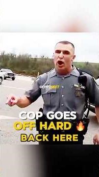 Cop Looses It After Simple Stop🔥