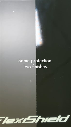 Satin vs Gloss. The same performance. Different surface behavior. MAT's satin finish diffuses light and lowers sheen. WSH Pro's gloss finish increases reflectivity and optical clarity. It all comes down to preference for each specific build. #flexishield #ppf #paintprotectionfilm #ppfinstallation | FlexiShield Paint Protection Film