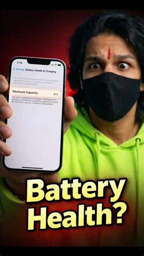 iPhone Battery Health Kaise Check Kare 🔋 #techshorts