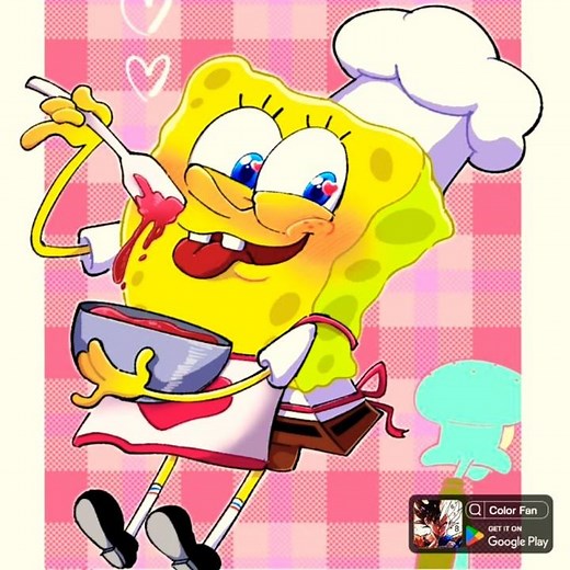Spongebob Squarepants (2012) Spongebob Baking For Thanksgiving From: Color Fan