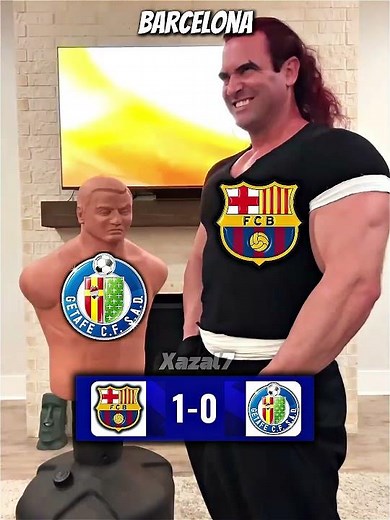 Barcelona cooked Getafe #barcelona #laliga