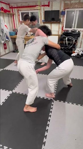 Karate belt test. Nage Waza