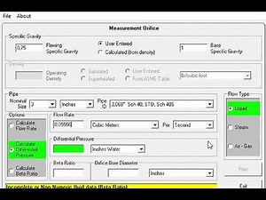 Daniel Orifice Flow Calculator 2024 03 09 09 15 30