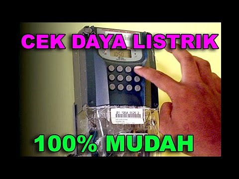CARA CEK DAYA LISTRIK RUMAH DARI METERAN (TERMASUK TOKEN)