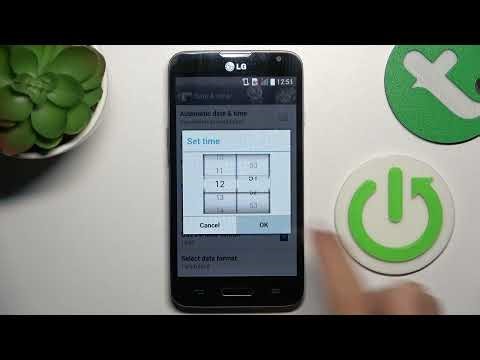 How to Change Time and Date on a LG L70