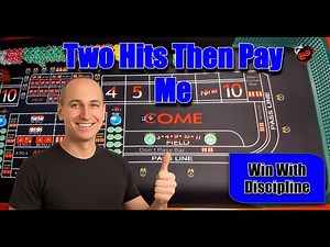 Two Hit Parlay Strategy Builds Fast Profits on $25 Craps Tables