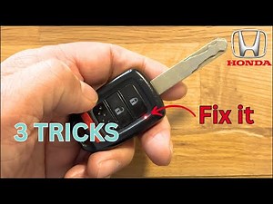 Fix Honda Key Red Light Staying on With These 3 Tricks