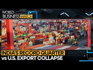 India's Exports to US Fall 28.5% Between May–Oct 2025 | World Business Watch | WION