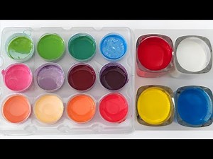 12 Colors Made from Just 3 Primary Colors / Acrylic Color Mixing Tutorial