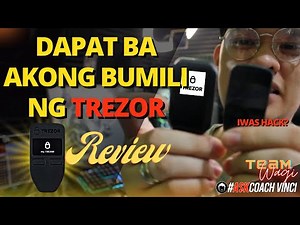 Trezor Tagalog Review | Kailangan mo ba ng Trezor | Victorious Gaming #AskCoachVinci