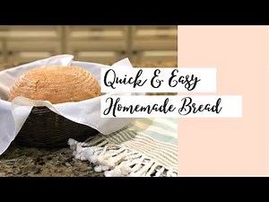 Quick & Easy Bread Recipe | Beginner Bread Baking #breadbaking #beginnerbreadbaking