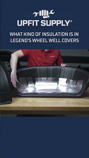 What kind of Insulation is in Legend's Wheel Well Covers?