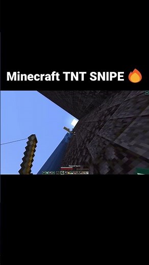 INSANE Minecraft TNT SNIPE! #minecraft #pvp #tnt #trickshot
