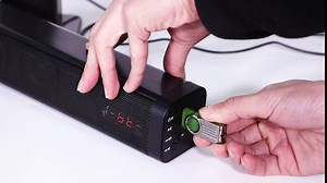 Sound bar for tv, Bluetooth Home Theater Surround Sound System soundbar Speaker,Spliceable,Wall Mountable,TV|Computer|Phone|Tablet|,Optical/RCA/AUX/USB/Micro SD Connection