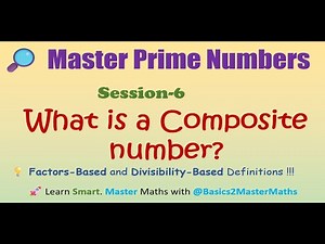 What Is a Composite Number? | Factors & Divisibility Definitions with Examples (8,36,11) | CBSE ICSE