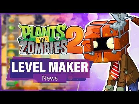 PLANTS VS ZOMBIES OFFICIAL LEVEL MAKER!! (News) | PvZ2 China Release New Creative Yard Level Builder