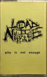 Lead (II) Nitrate - Pity Is Not Enough