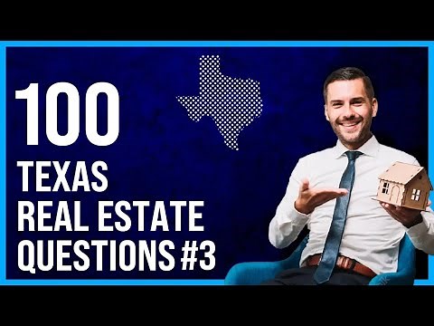 Texas Real Estate Exam 3 2023 (100 Questions with Explained Answers)