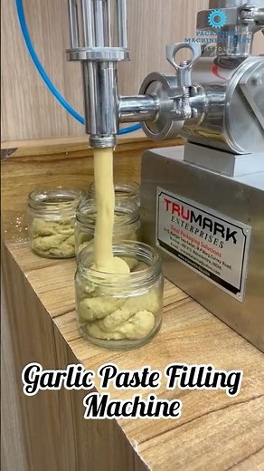 Garlic Paste Filling Machine For Piston Filler