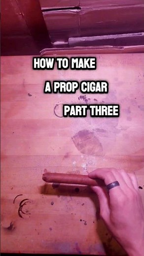 Prop cigar tutorial part 3! I hope this helps those of you looking for a good diy prop cigar video