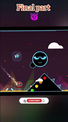 Finally Completed the Impossible Geometry Dash Level!😈