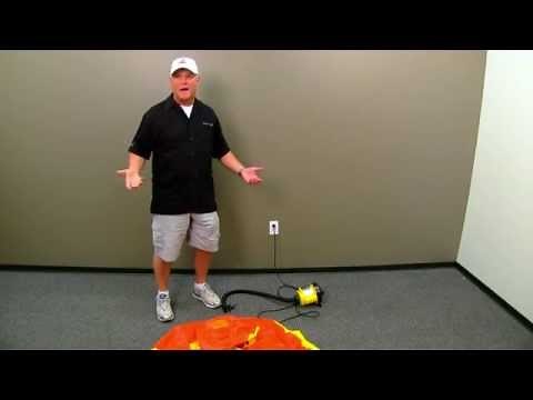 How to inflate a tube with a Stem Valve