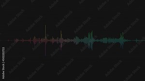 Audio Spectrum. Audio Visualizer. Soundwave effect. music visualizer background. colorful audio equalizer. abstract waveform audio background.