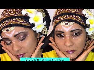AFRICAN BEAUTY MAKEUP tutorial