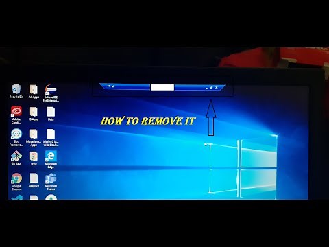 How to Remove Remote Desktop Connection Bar