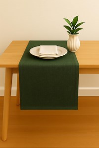 Custom Linen Table Runner, Many Size and Color Options, Home Decor Ideas, Wedding Table Runner, Rustic Table Runner, Green Table Runner - Etsy