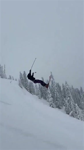 The softness of the #snow #mountains #snowfall #america #shorts