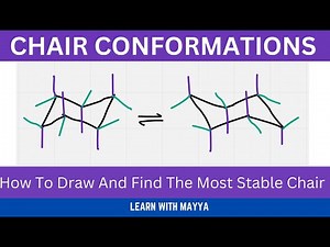 Chair Conformations | Learn With Mayya